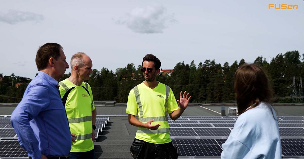 Interfrukt tar det grønne skiftet alvorlig med solceller på taket